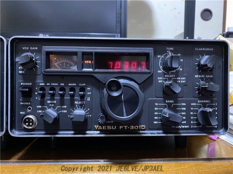 YAESU FT-301Dを入手 | JE6LVE/JP3AEL HP & Blog